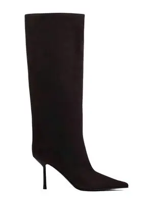 LE SILLA 80mm Bella Suede Boots - Brown