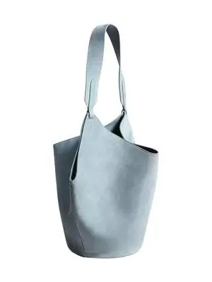 Khaite KHAITE Small Lotus Tote Bag Blue