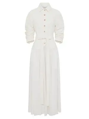 GABRIELA HEARST Gabriela Hearst Delyth Cotton Midi Dress