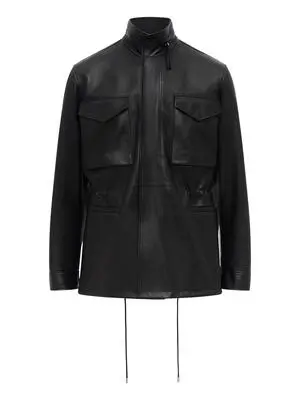 Gabriela Hearst Darwin Leather Jacket - Black