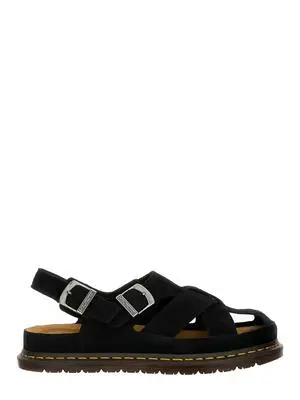 Dr. Martens Archive Fisherman Leather Sandals - Black