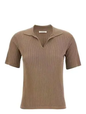 THE ROW Ribbed Short-Sleeve T-Shirt