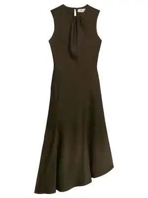 Blumarine Asymmetric Dress - Brown