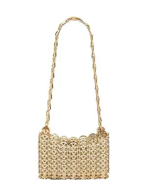 Rabanne 1969 Nano Pochette Bag - Light Gold