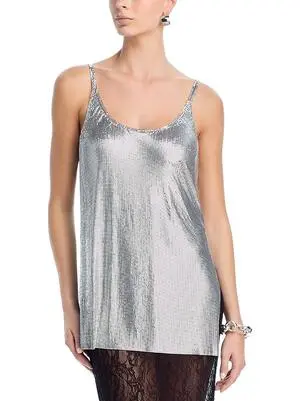 Rabanne Haut Tank Top - Silver