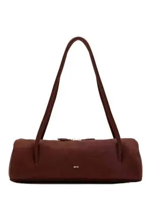 Jw Pei Suede Cylinder Shoulder Bag - Brown