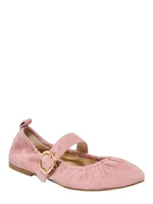 Dolce Vita Caely Mary Jane Flat - Blush Suede