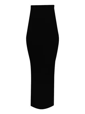 Vetements Fitted Maxi Skirt - Black