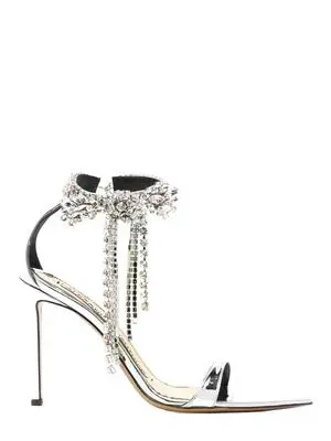 Alexandre Vauthier Crystal-embellished Pumps - Silver