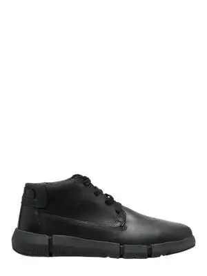 Geox Adacter Leather Desert Boots - Black