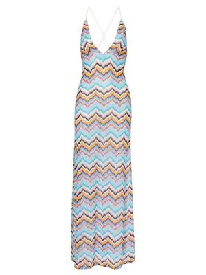 Missoni Zigzag Lamé Dress - Multicoloured