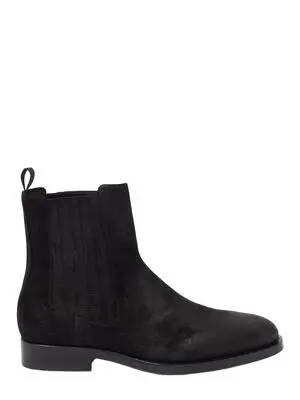 Brunello Cucinelli Suede Chelsea Boots - Black