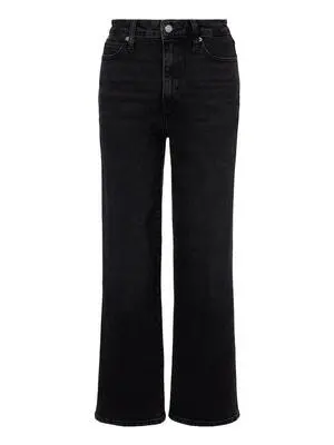 FRAME The Wide Wide-leg Jeans - Black