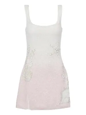 CLIO PEPPIATT Seashell Embellished Minidress
