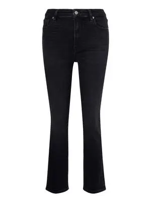 FRAME The Pencil Crop Slim Jeans - Black