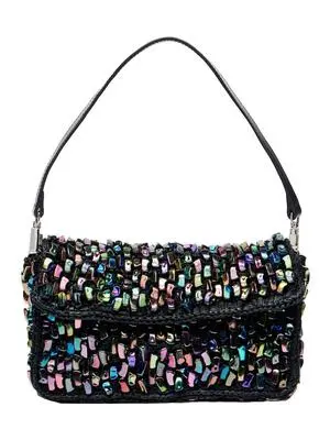 Staud Timmy Beaded Shoulder Bag - Multicoloured