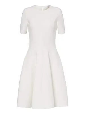 Alexander McQueen Jersey Minidress - White