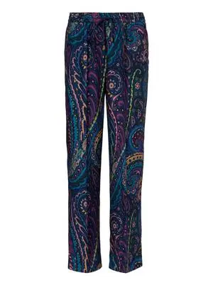 Etro Printed Straight Pants - Multicoloured