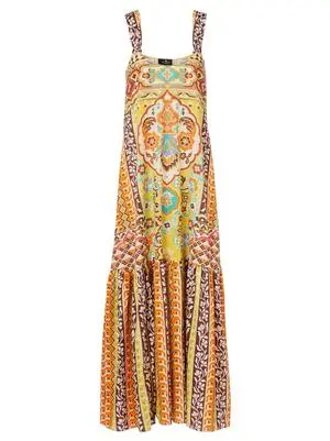 Etro Printed Cotton Maxi Dress - Multicoloured