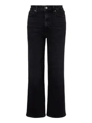 FRAME The Wide Wide-leg Jeans - Black