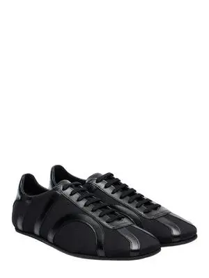 TOTEME Leather-trimmed Sneakers - Black