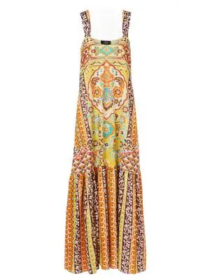 Etro Printed Cotton Maxi Dress - Multicoloured