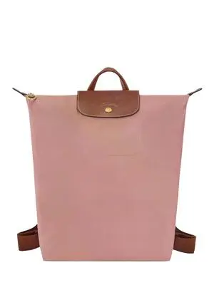 Longchamp Zip-up Backpack - Pink