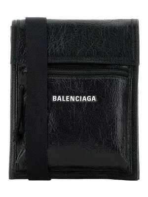 Balenciaga Explorer Crossbody Bag - Black