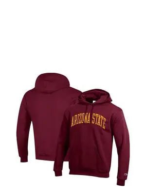 Champion Arizona State Sun Devils Arch Fleece Pullover Hoodie - Maroon