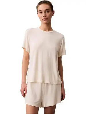 Calvin Klein Calvin Klein Ultra Soft Modal Relaxed T-Shirt Ivory
