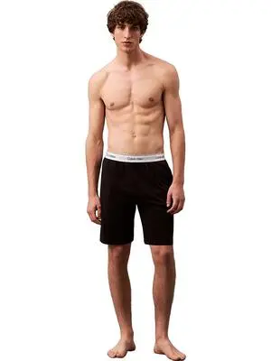 Calvin Klein Icon Cotton Stretch Sleep Shorts - Black
