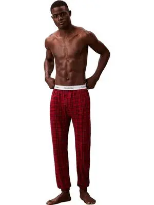 Calvin Klein Icon Cotton Stretch Sleep Joggers - 8364 Dunn Plaid+scooter