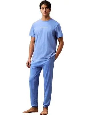 Calvin Klein Icon Cotton Stretch Sleep Joggers Glacier