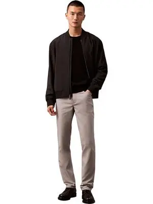 Calvin Klein Slim Fit 5-pocket Pants - Alloy