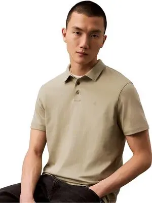 Calvin Klein Supima Cotton Classic Polo Shirt Tea