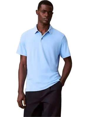Calvin Klein Supima Cotton Classic Polo Shirt Track Blue