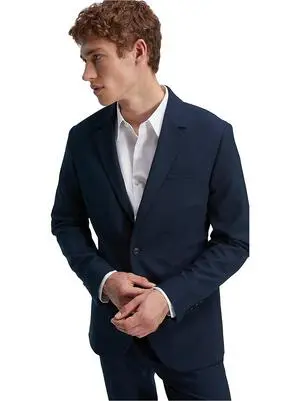 Calvin Klein Refined Stretch Blazer - Dark Sapphire