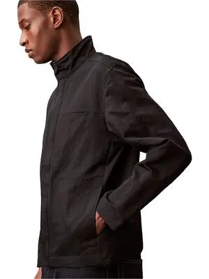 Calvin Klein Crinkle Nylon Field Jacket - Black Beauty