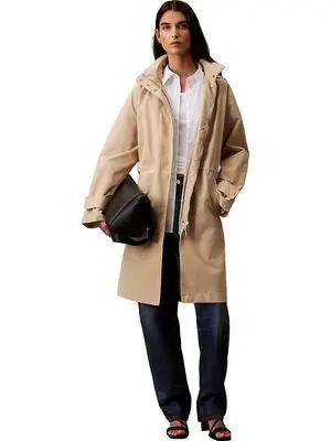 Calvin Klein Rain Anorak Jacket - Irish Cream