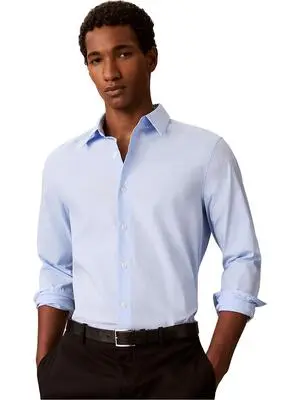 Calvin Klein Classic Stretch Button-down Shirt - Windsurfer