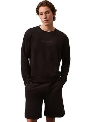 Calvin Klein Terry Lounge Sweatshirt - Black
