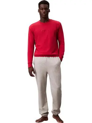 Calvin Klein Terry Lounge Sweatshirt - Red Stamp