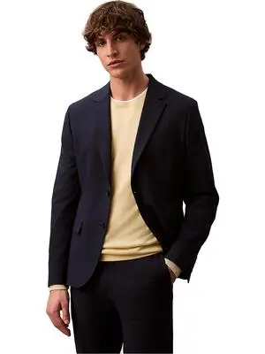 Calvin Klein Refined Slim Blazer - Dark Sapphire