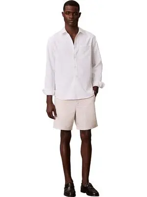Calvin Klein Slim Chino Shorts - Chalk