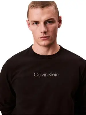Calvin Klein Logo Sleep Tee Black