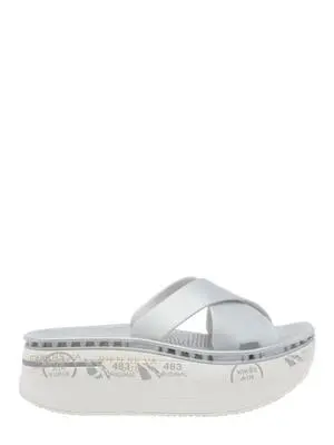 Premiata Premiata Moura Rubber Mules Silver