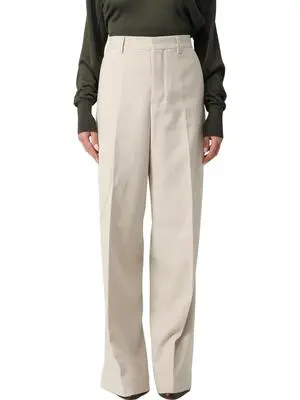 Ami Tailored Wide Leg Trousers - Mastic