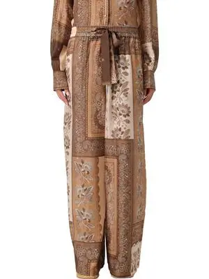 Zimmermann Wide Leg Pants - Brown