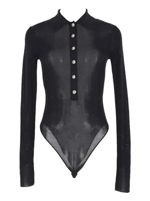 SELF-PORTRAIT Bodysuit - Black
