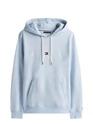 Tommy Hilfiger Logo Hoodie - Blue